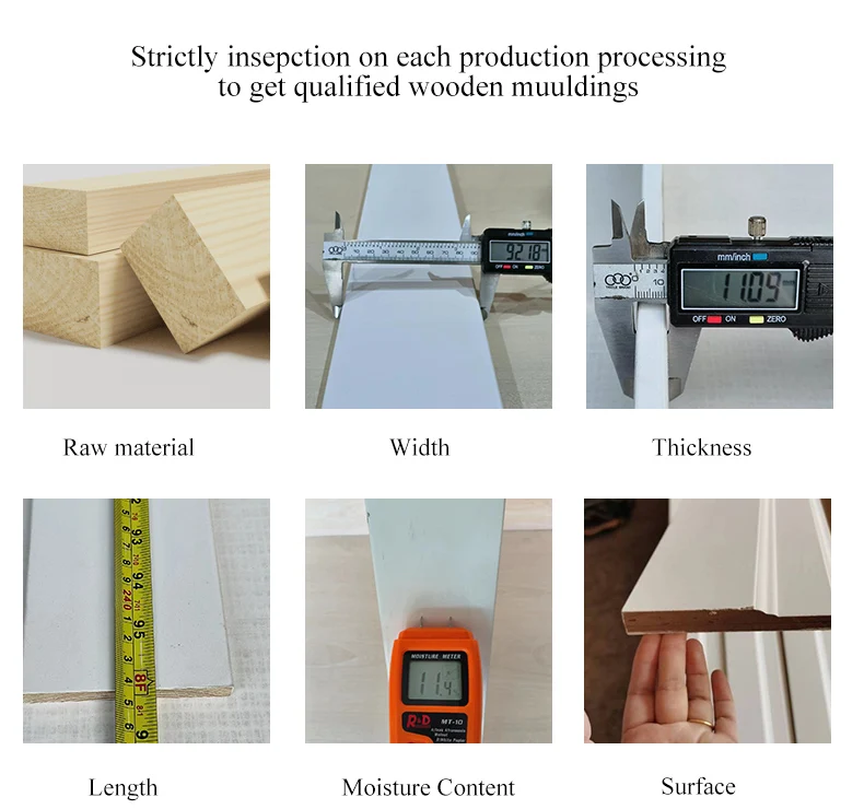 Modern White Primed Mdf Baseboard Solid Wood Baseboard Moulding For ...