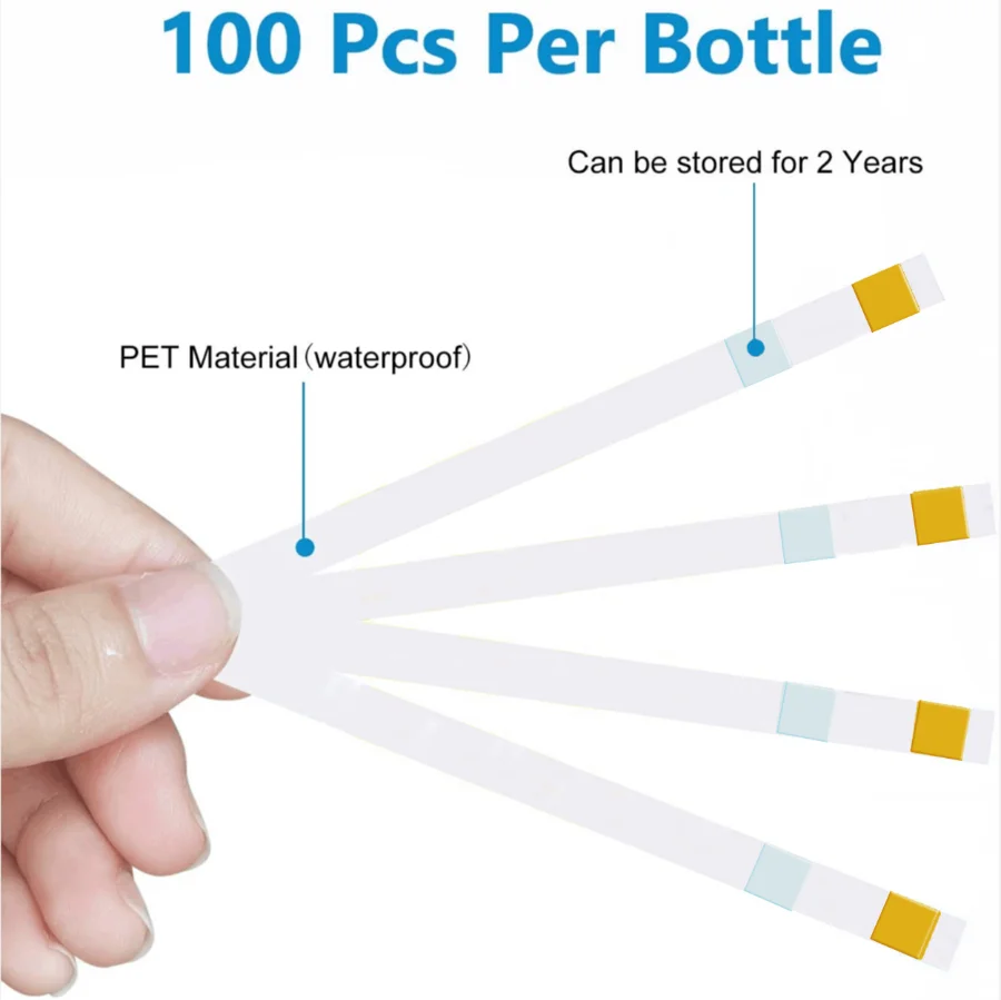 50 Counts Swimming Pool Test Strips For Ph,Free Chlorine 2 In 1 Water ...