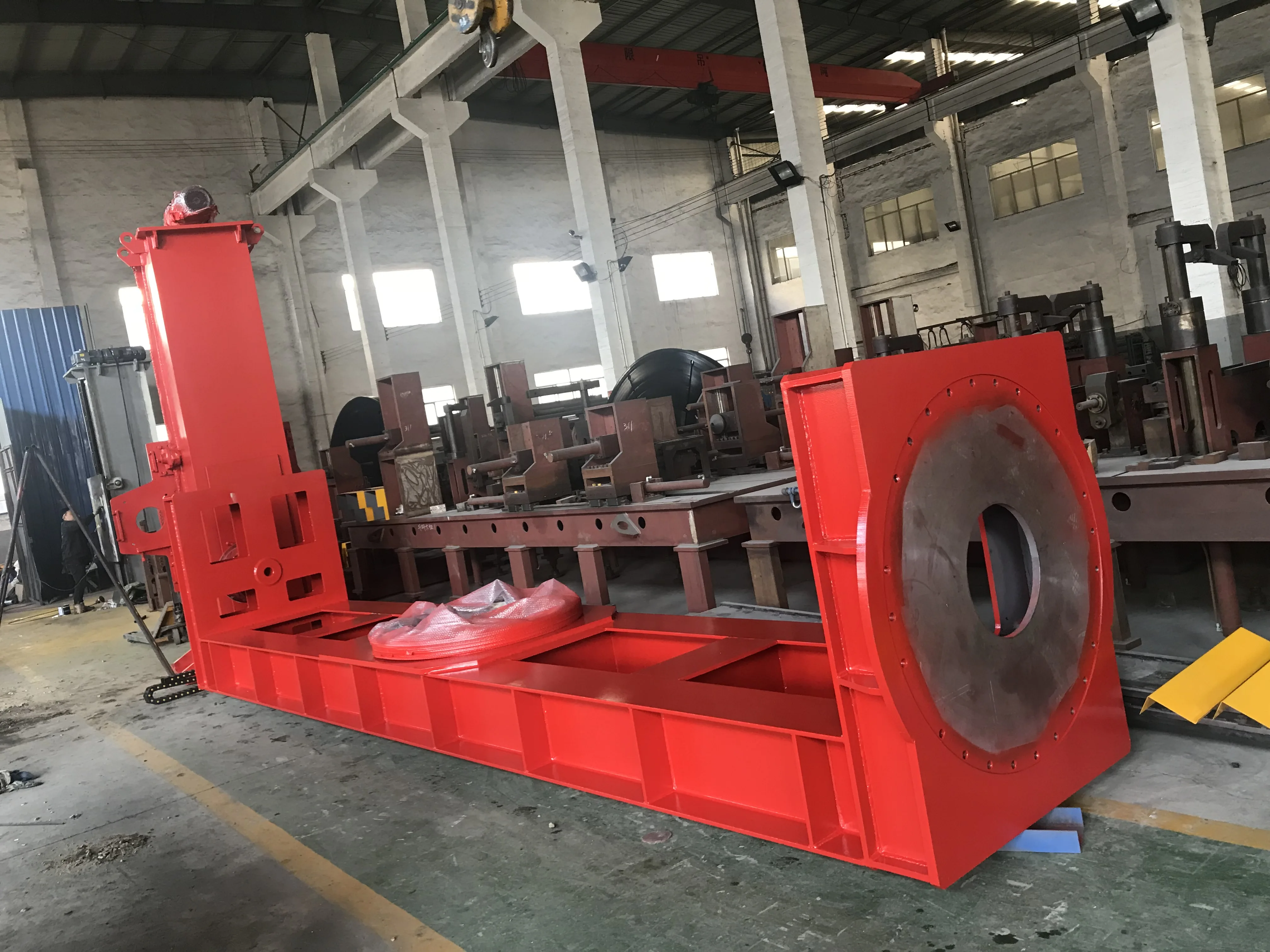 Double Column Welding Table Welding Positioner Turntable With Moving ...