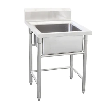 Freestanding Stainless Steel Utility Sink Rust And Corrosion Resistant ...