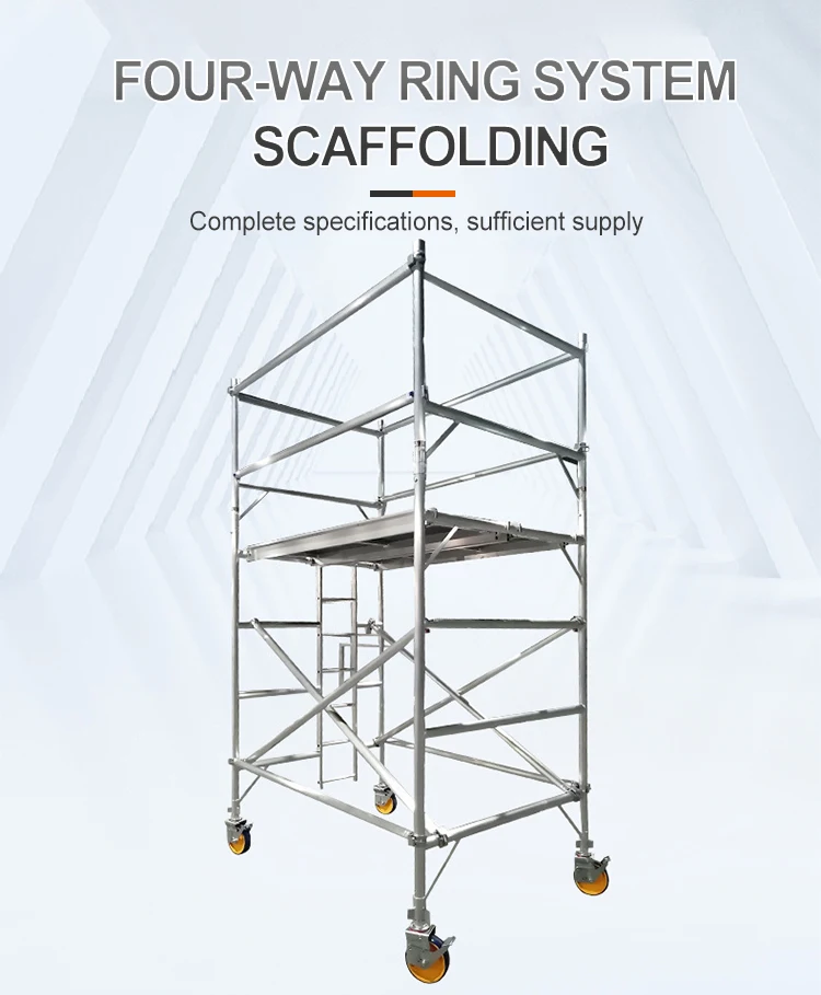 Galvanized H Steel Frame Full Set Scaffold Iron H Frame With Metal Deck ...