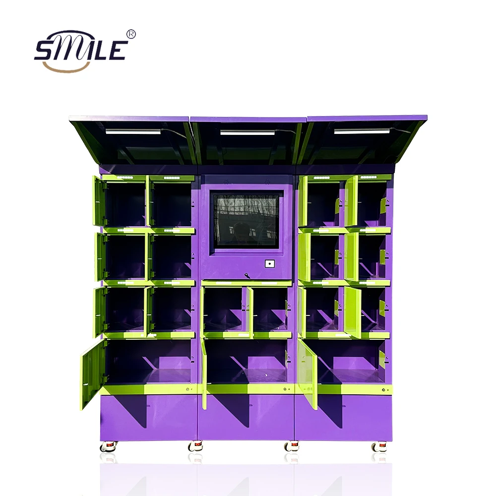 Smiletech Intelligent Metal Steel Express Parcel Locker Outdoor ...