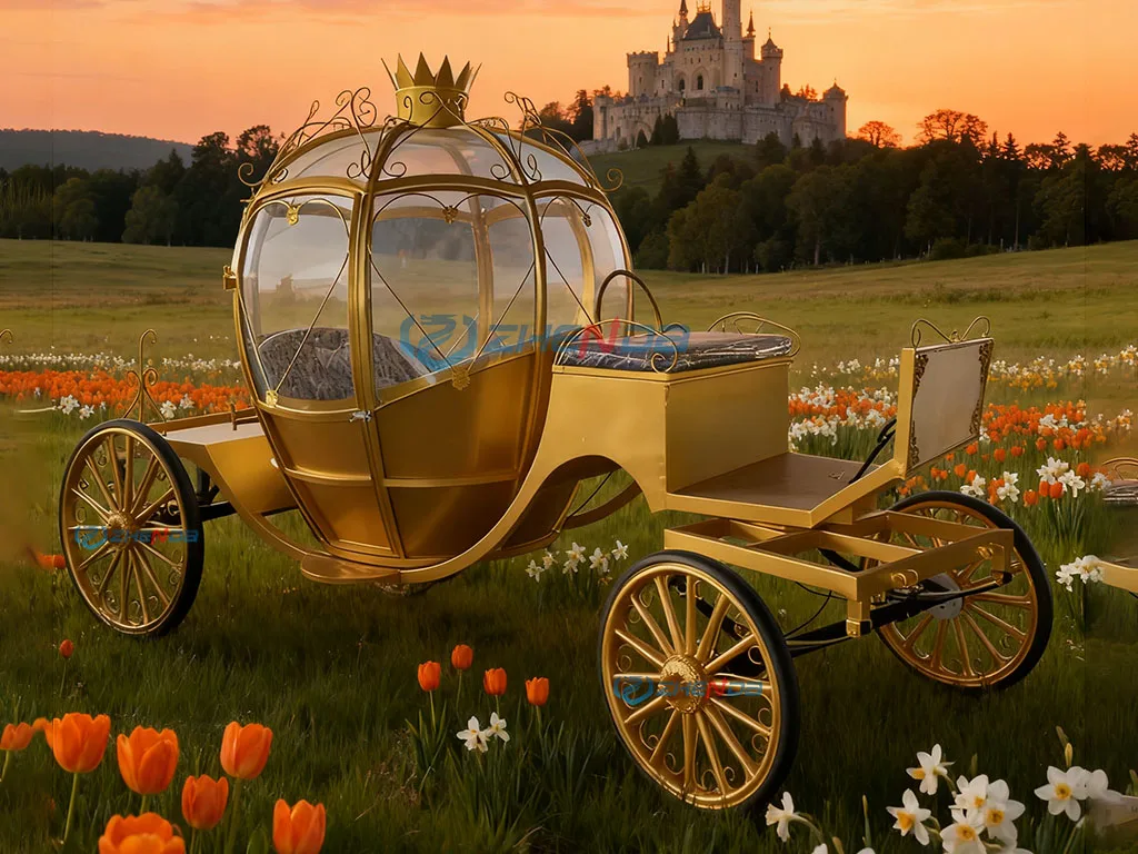 Beautiful cinderella Pumpkin Horse Carriage for Wedding and Outdoor ...