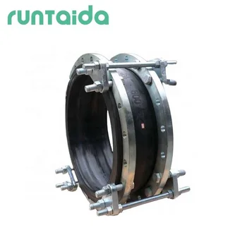 Large Diameter Coupling Ball Gi Ends Flexible Bellow Epdm Flanged ...