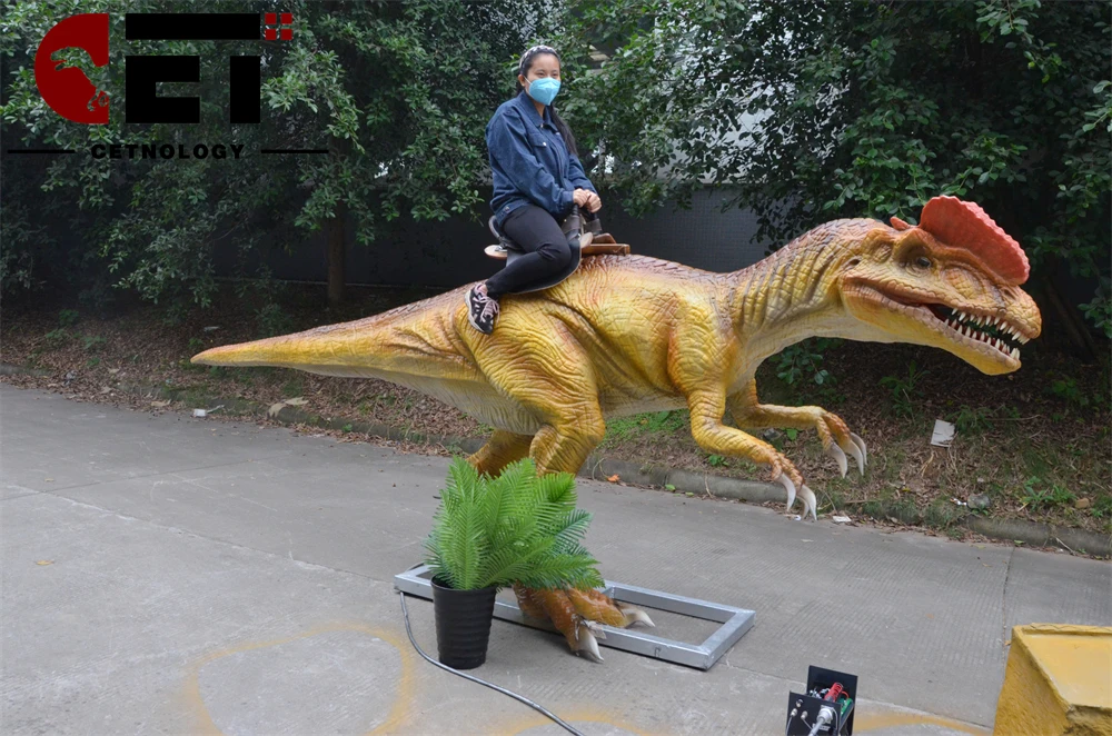 Animatronic Walking And Riding Dinosaur Kids Amusement Rides Children ...