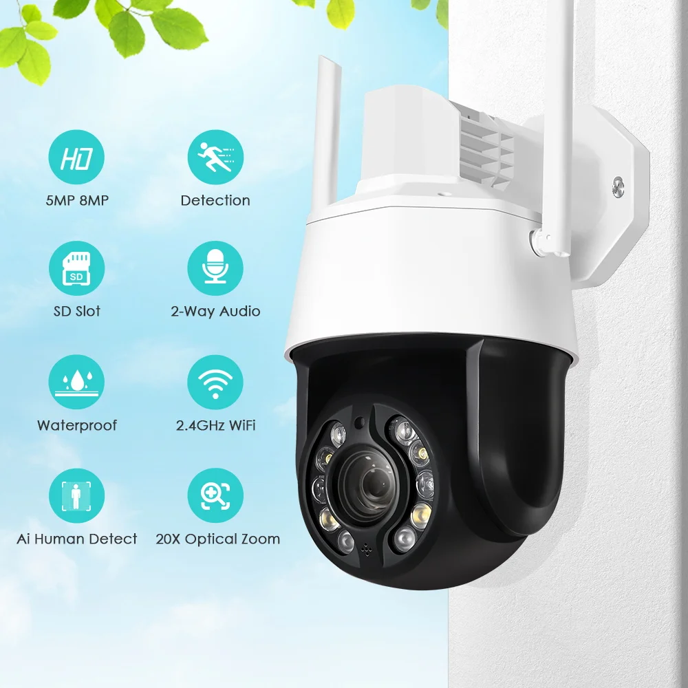 360 Degre Ptz Stand 8Mp Wifi Camera Hi Speed Cellular Robot Ir Kamera ...
