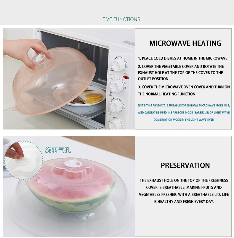 Magnetic Microwave Splatter Splash Guard Other Cooking Tools Microwave ...