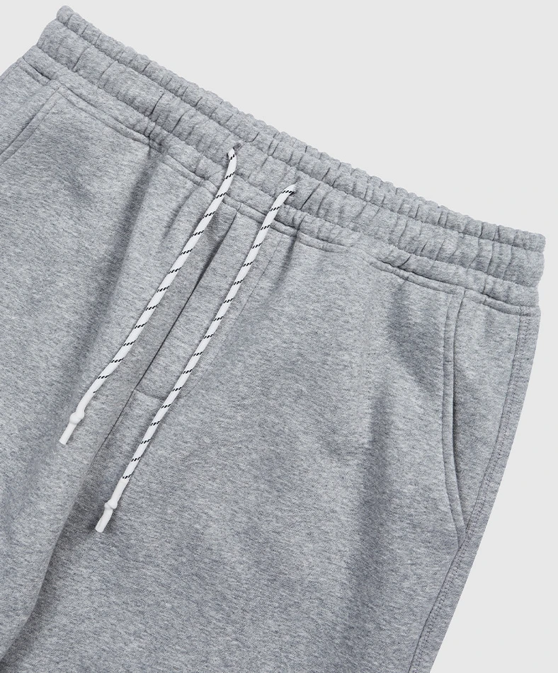 Custom Logo Drawstring Fleece Cotton Track 400gsm Men Sweatpants ...