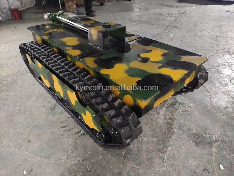 Tracked Vehicle Chassis Light Rubber Track Undercarriage Fire Fighting ...