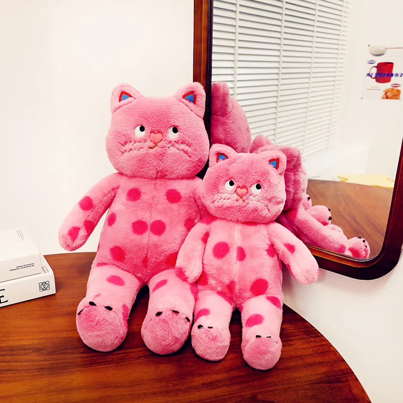 Pok Dot Cat Plush Toy Cute Cat Doll Bedroom Decoration Christmas Gift ...