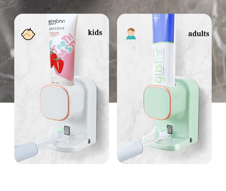 Automatic Electric Toothpaste Dispenser Toothpaste Squeezer Dispenser ...