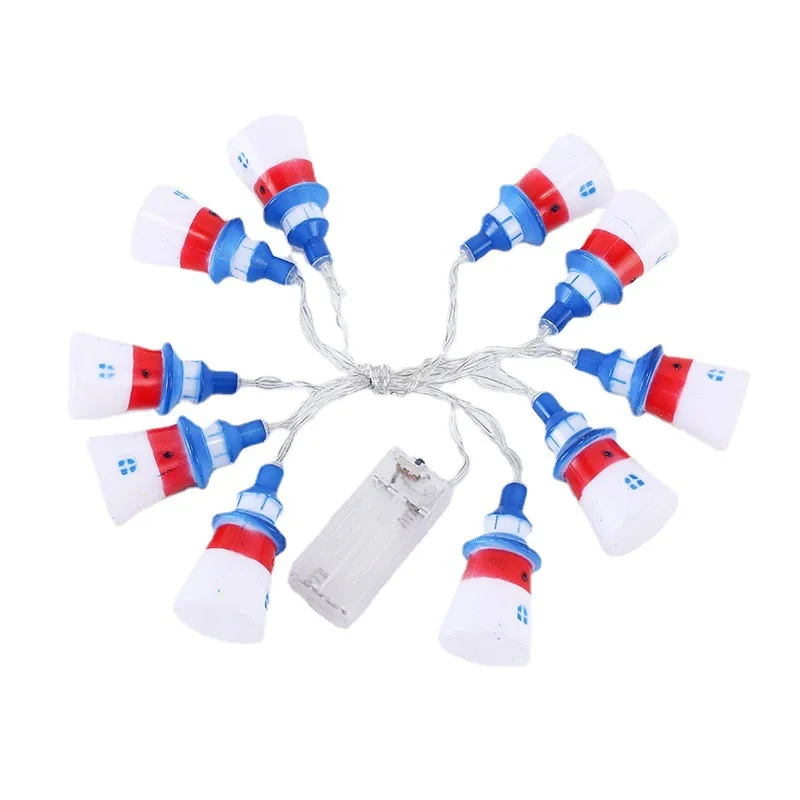 DM24060 LED string light-- lighthouse-Taizhou Deco-Maker Arts and ...