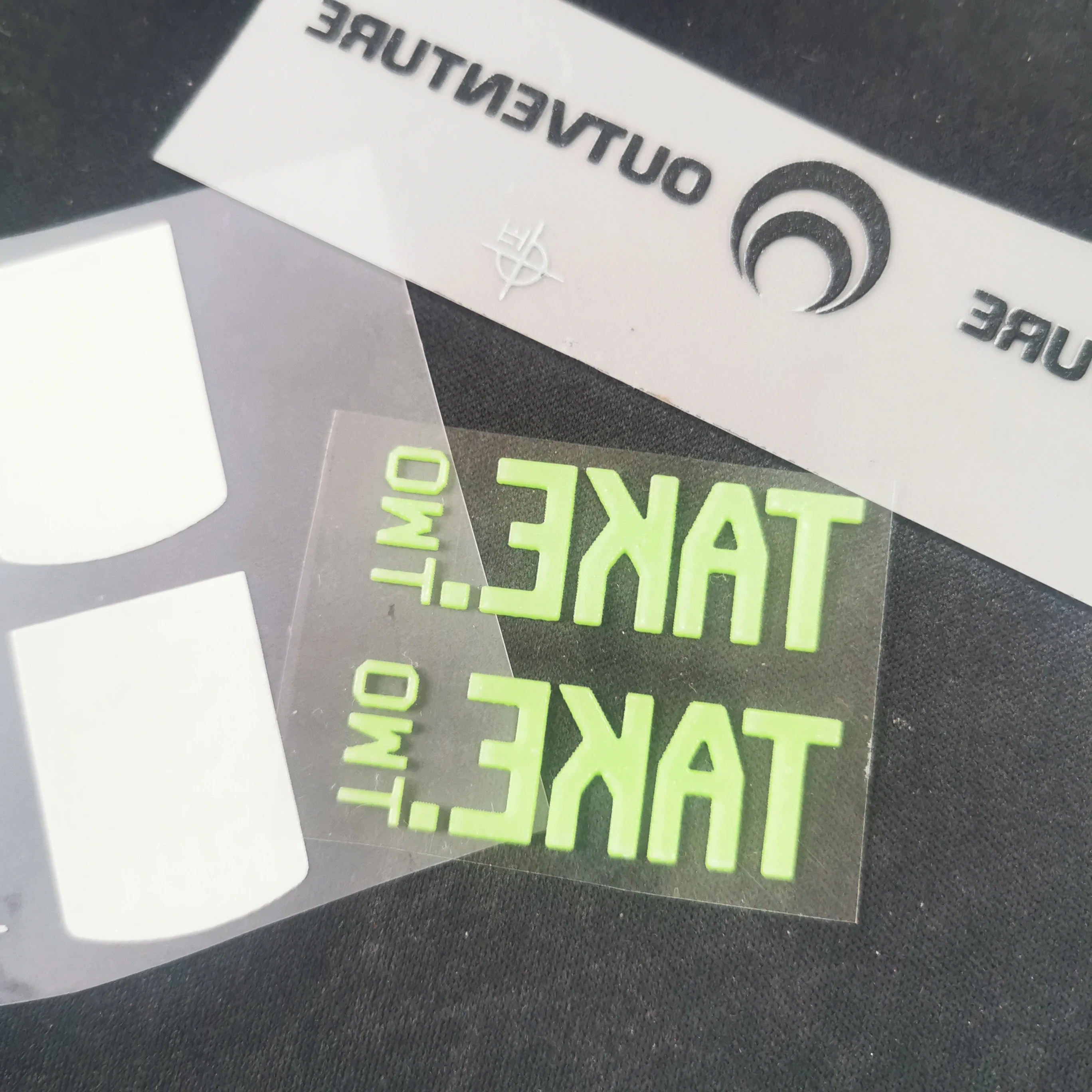 Custom Heat Transfers Logo Vinyl Clothing Labels Patches Sticker ...