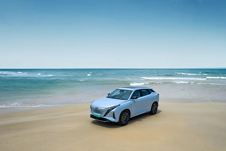 2023 Changan Oshanz6idd Car New Energy Suv Automatic Hybrid Vehicle 150km Lanjing Blue Whale ...