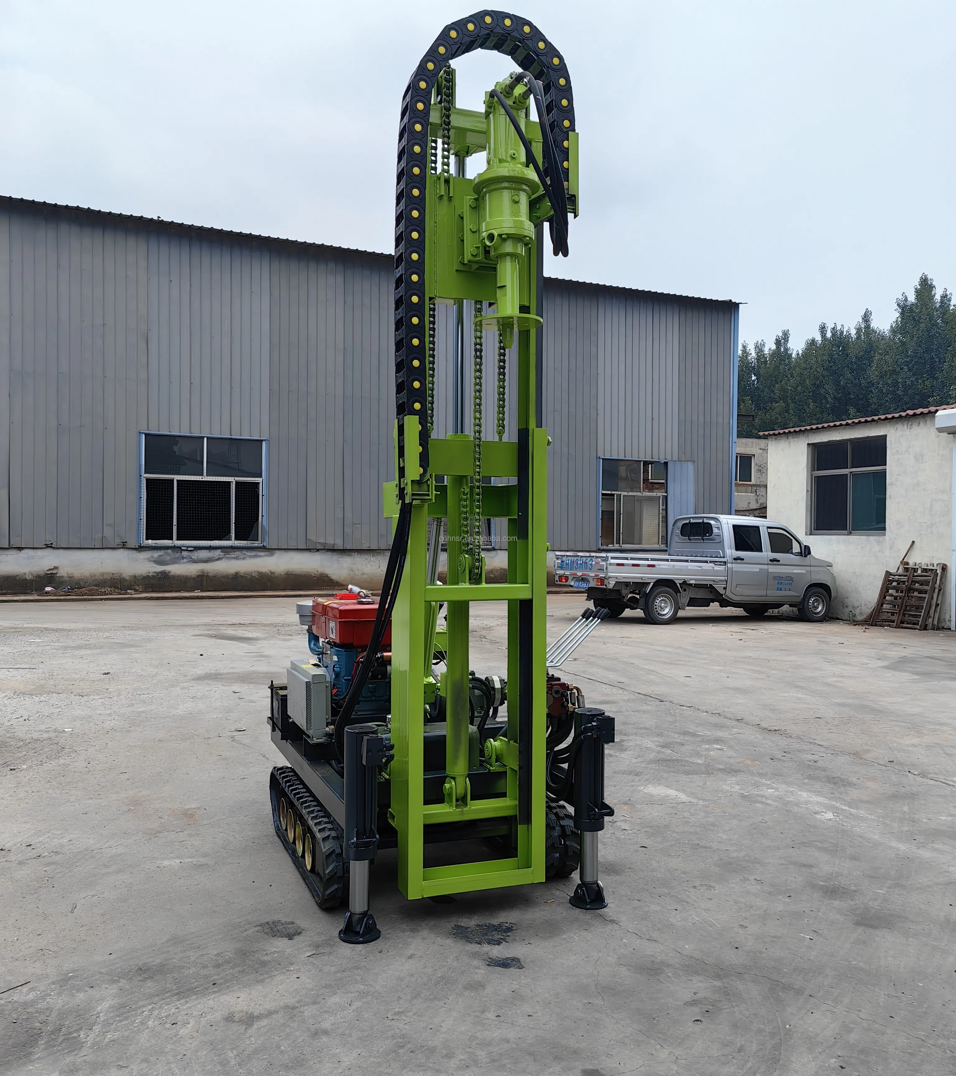 Helical Hydraulic Pile Driver Post Ground Screw Machine for Excavator ...