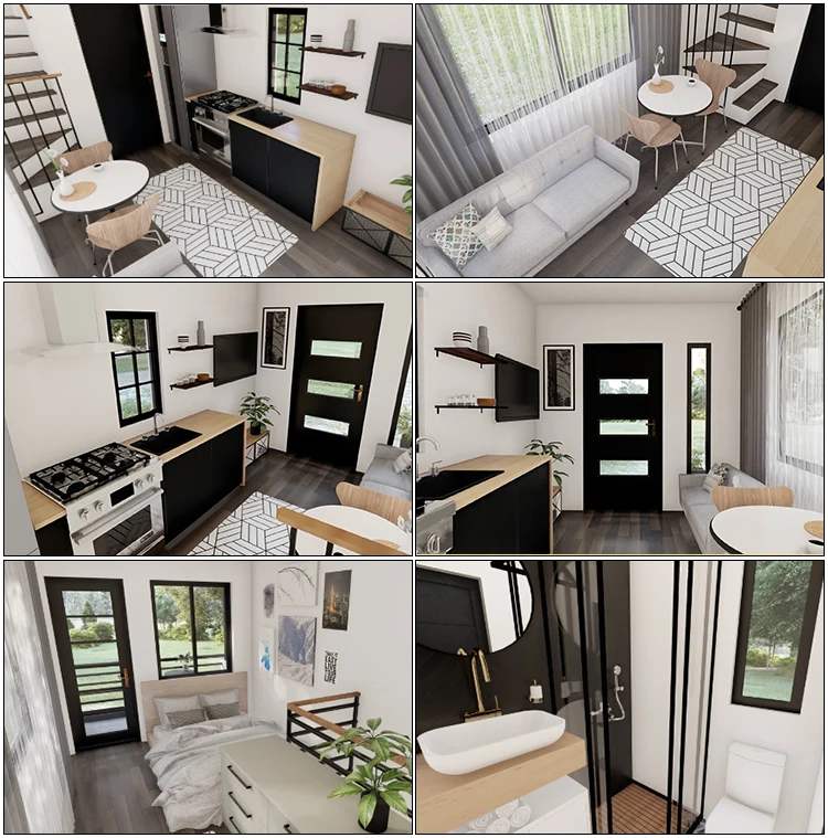 Affordable 2 Storey Prefabricated Tiny House - Modern Design Mini ...