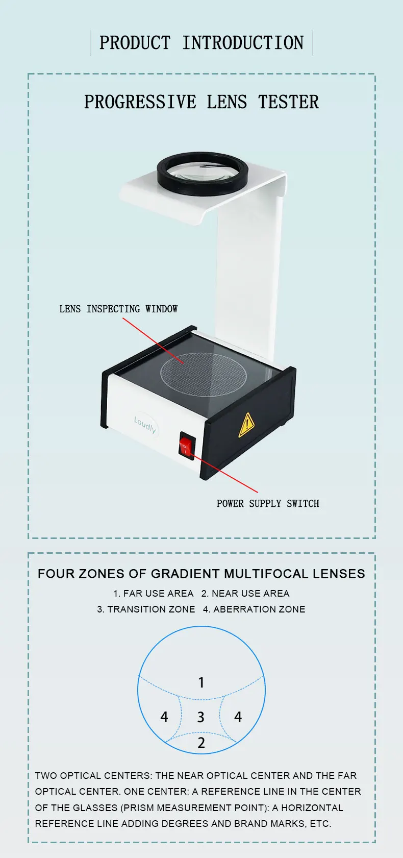 CT29B Quick Optical Optics Equipment Instrument Tester for Progressive ...
