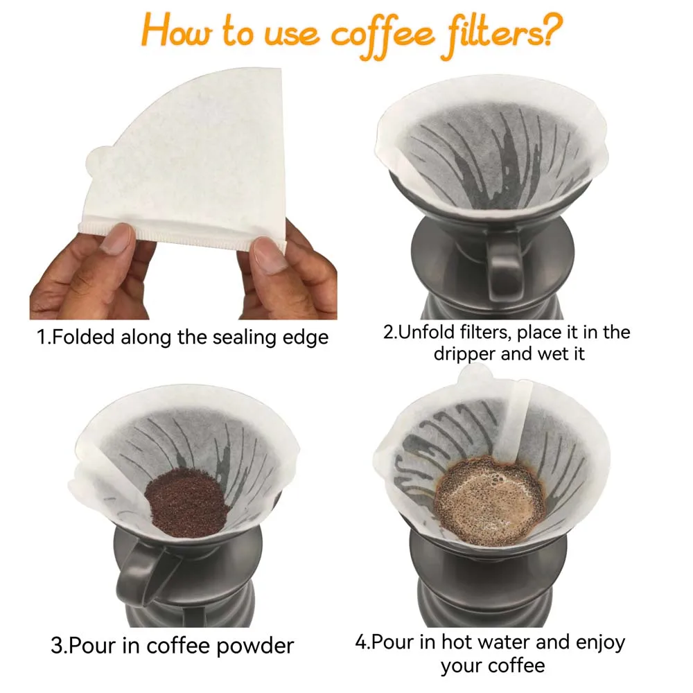 Filter Paper Manufacture Premium Quality Cone Coffee Paper Filters for ...