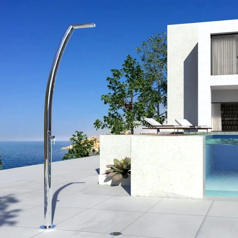 Luxury Garden Aluminum Outdoor Swimming Pool Solar Pool Shower| Alibaba.com