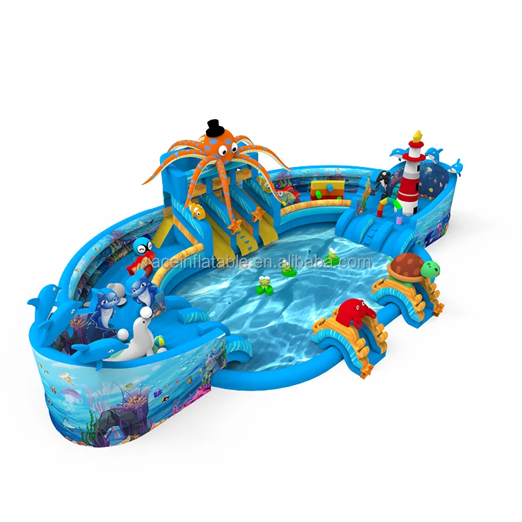 Commercial Inflatable Water Park - Fun for All Ages