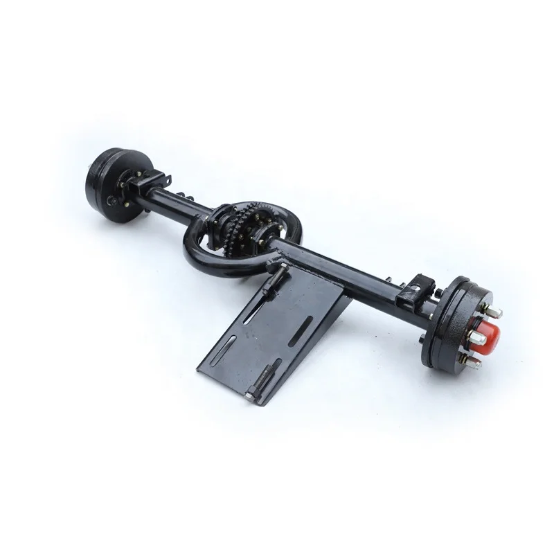 Electric Tricycle Chain Drive Rear Axle 830mm 930mm For Electric ...