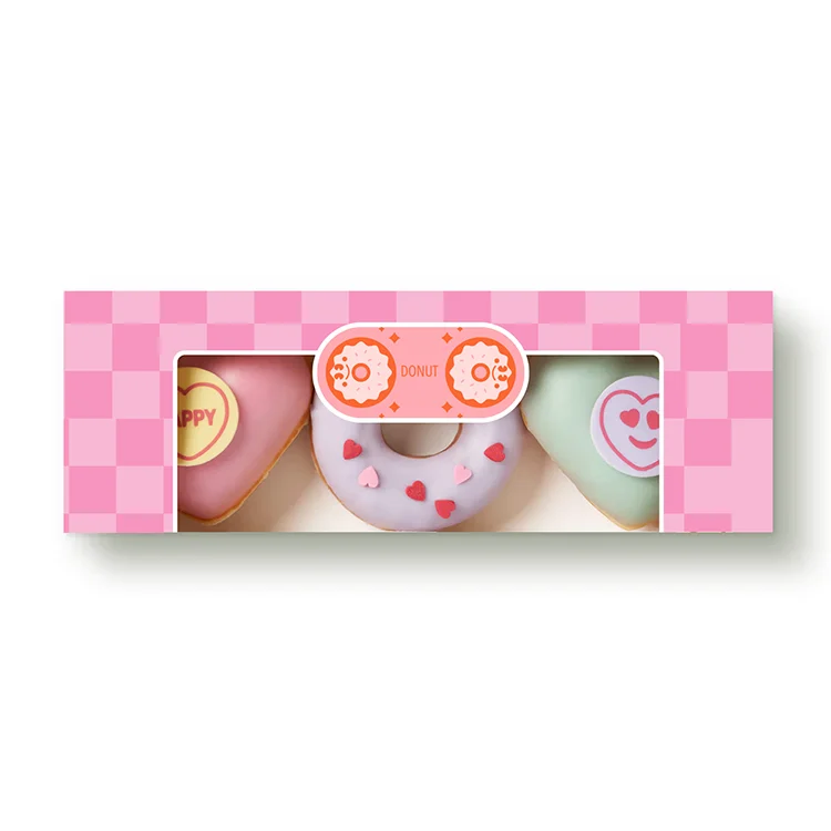 Custom Printed Luxury Sweet Pastry Dessert Mini Donuts