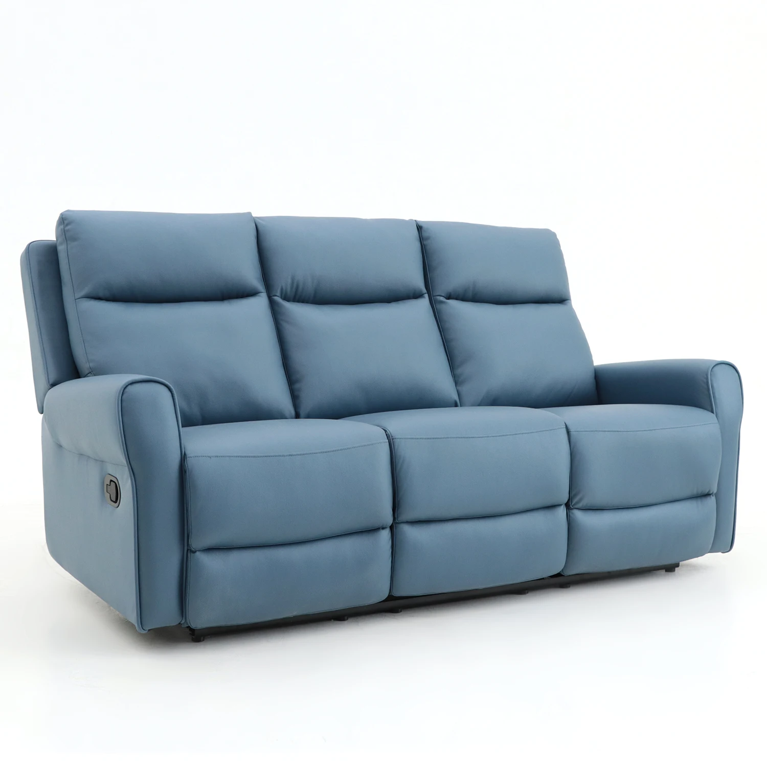 Geeksofa 3+2+1 Modern Microfiber Fabric Manual Motion Recliner Sofa Set ...