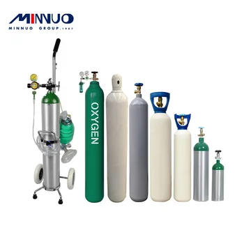 5l 10l 40l 50l Medical Aluminum Portable Empty Oxygen Gas Cylinder ...