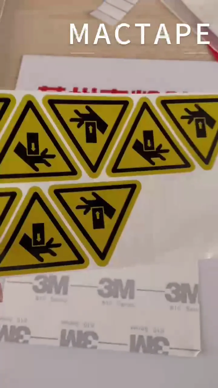 3m Custom Reflective Vehicle Warning Signs Door Collision Bar ...