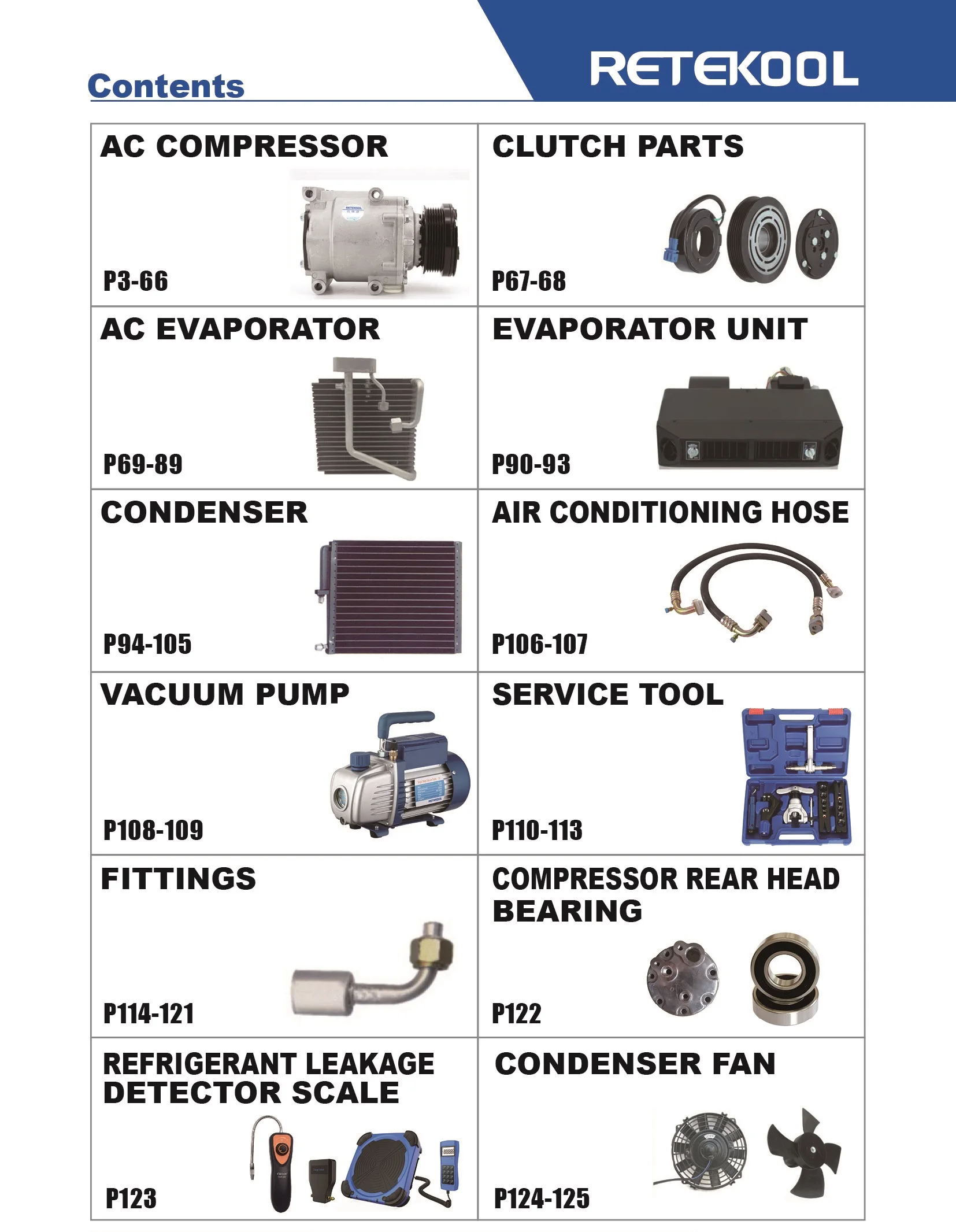 848-100 LHD or 12V Evaporator - Universal Formula under Dash AC Parts