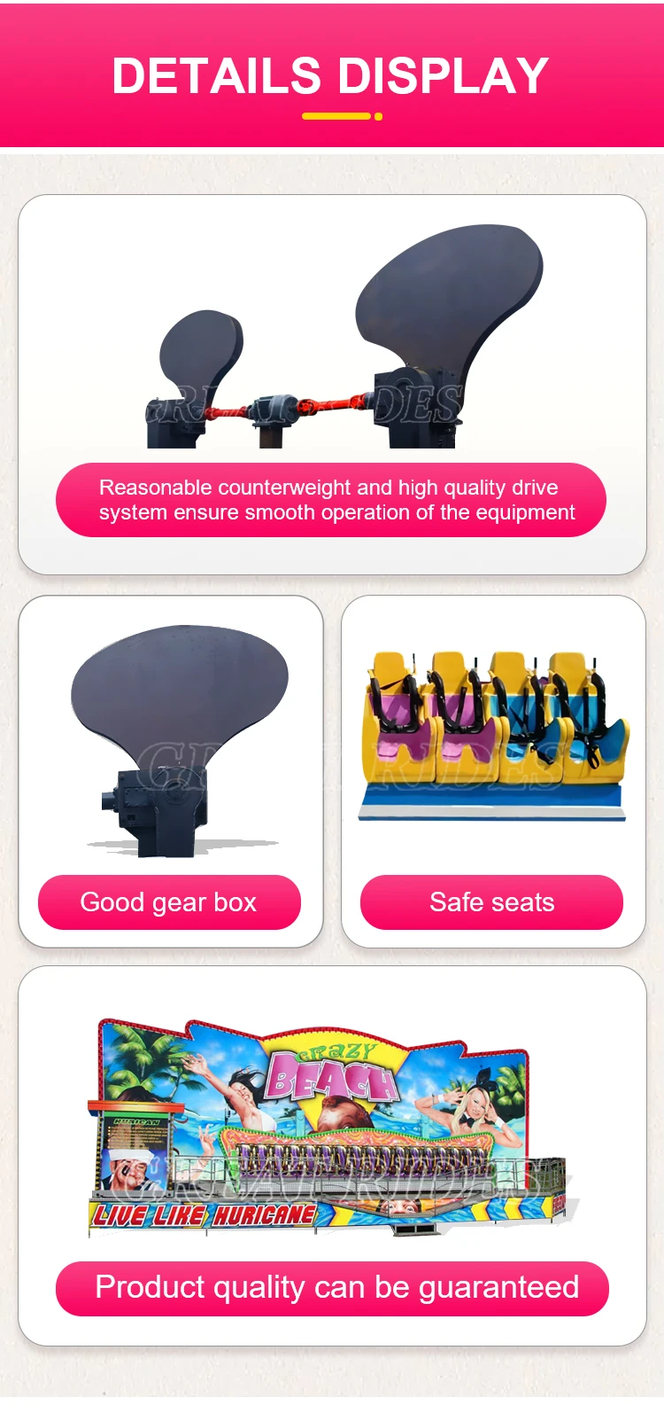 Cheap Equipment Theme Park Fairground Carnival Rides Attraction ...