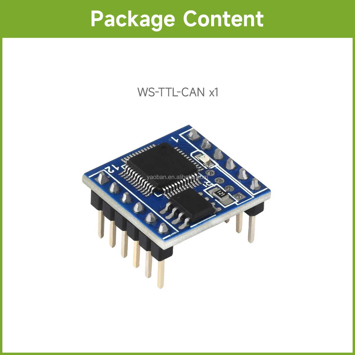 Waveshare Ttl Uart To Can Mini Module With Ttl And Can Conversion Protocol Supports Bi