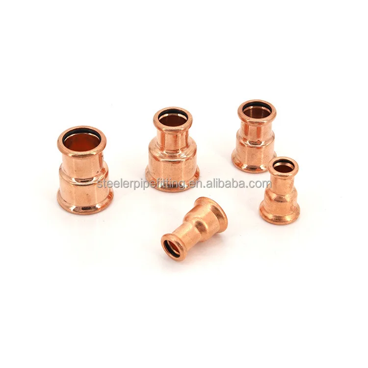 Press Fitting Copper Sanitary Reducer Straight Through Pipe - Buy ...