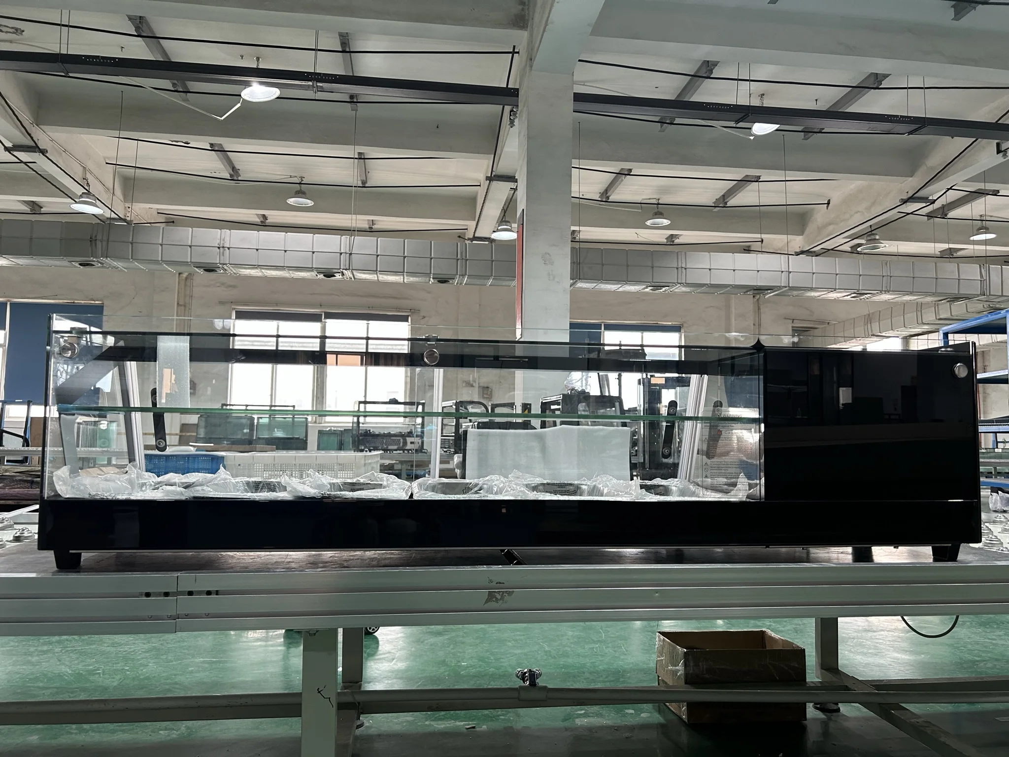 210W Electric Countertop Sushi Display Refrigerator with Generous ...