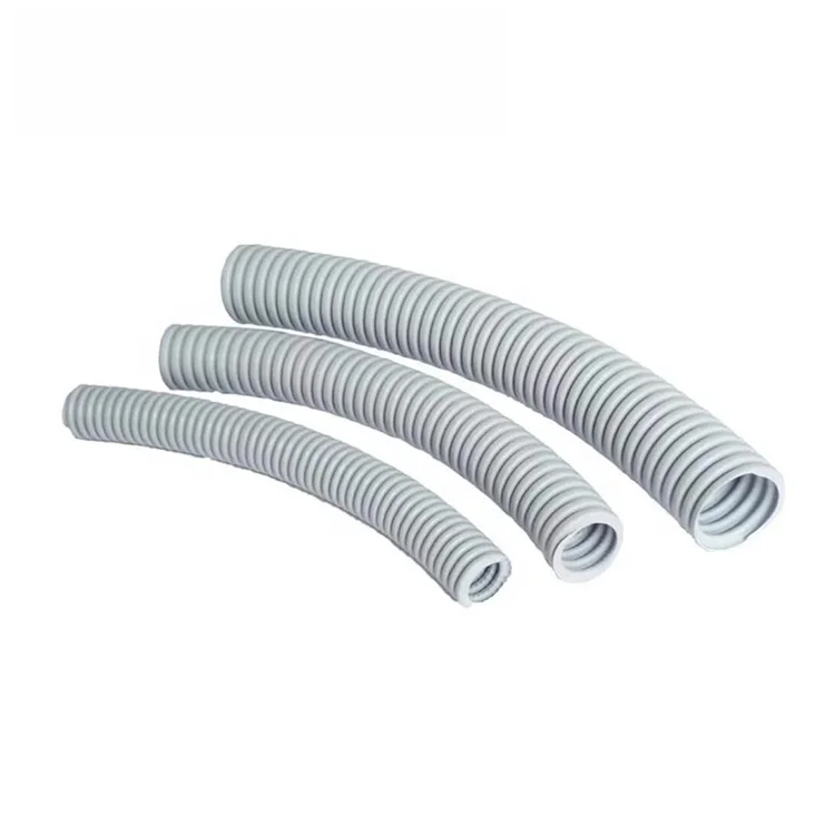 20mm Medium Heavy Flexible Corrugated Electrical Conduit Pipes PVC ...