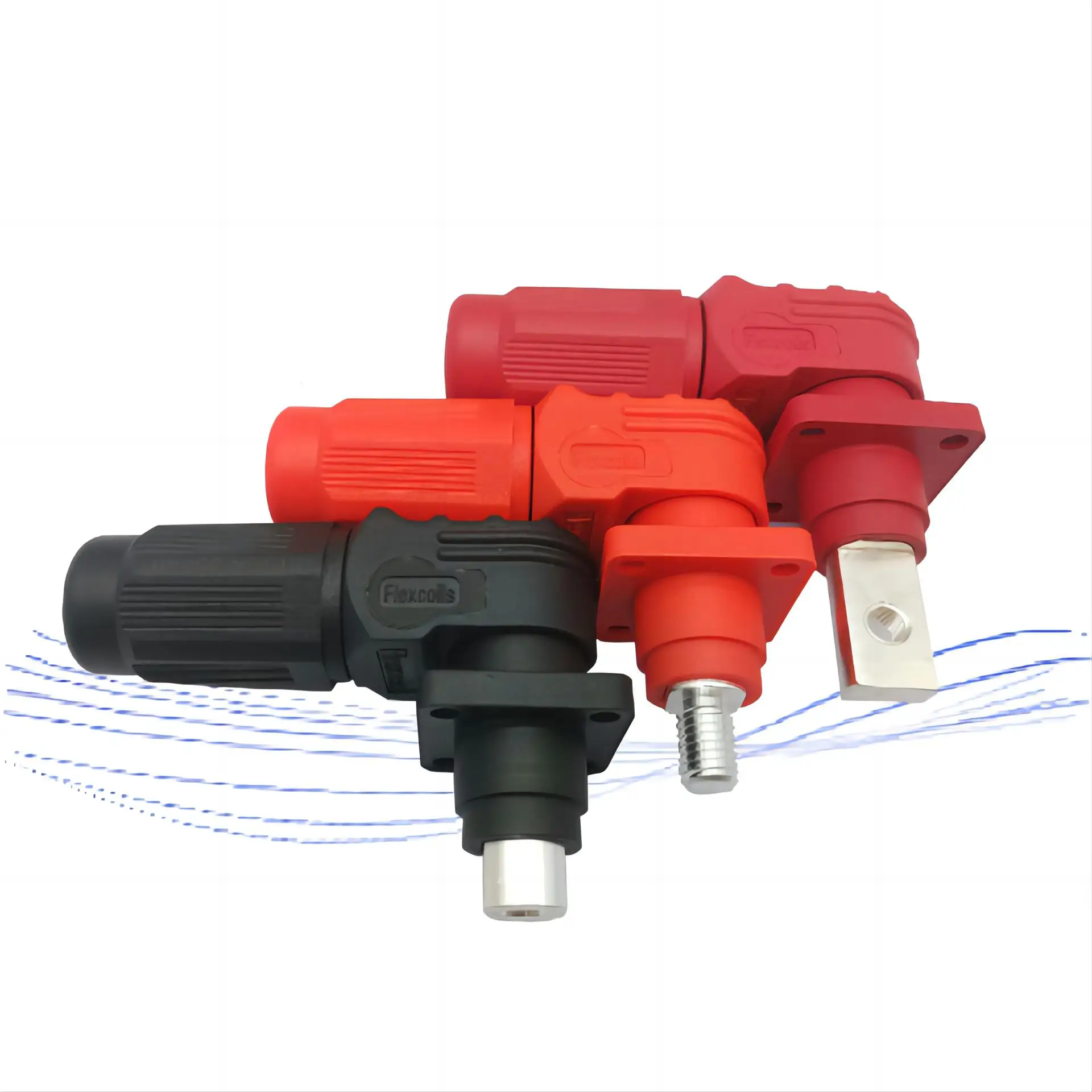 60a 100a 120a 1 Pin Energy Battery Storage Ev Connector 6mm Male Female ...