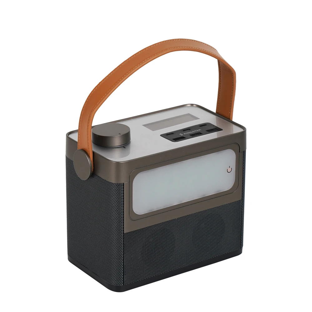 Power bank LED Lights Mini Amplifier Speaker Subwoofer Karaoke BT ...