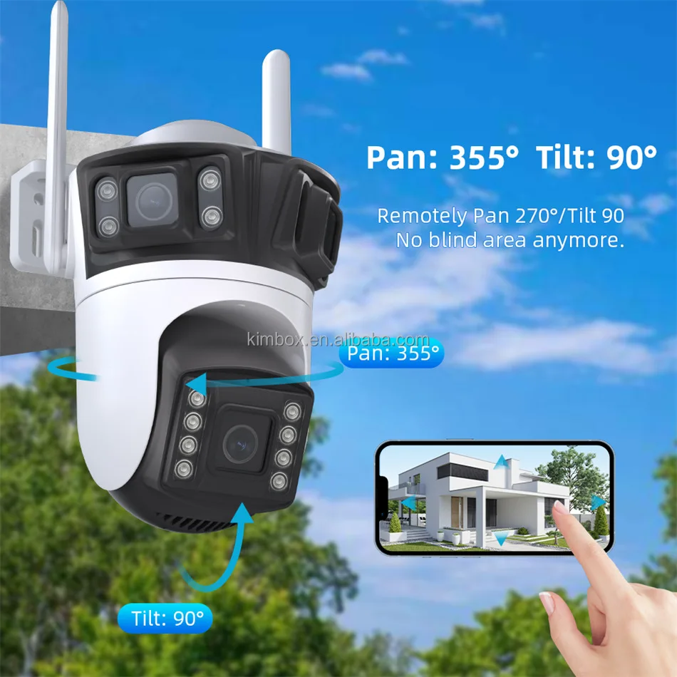 3 Lenses, 3 Screens,icsee Intelligent High-definition Wireless WIFI ...