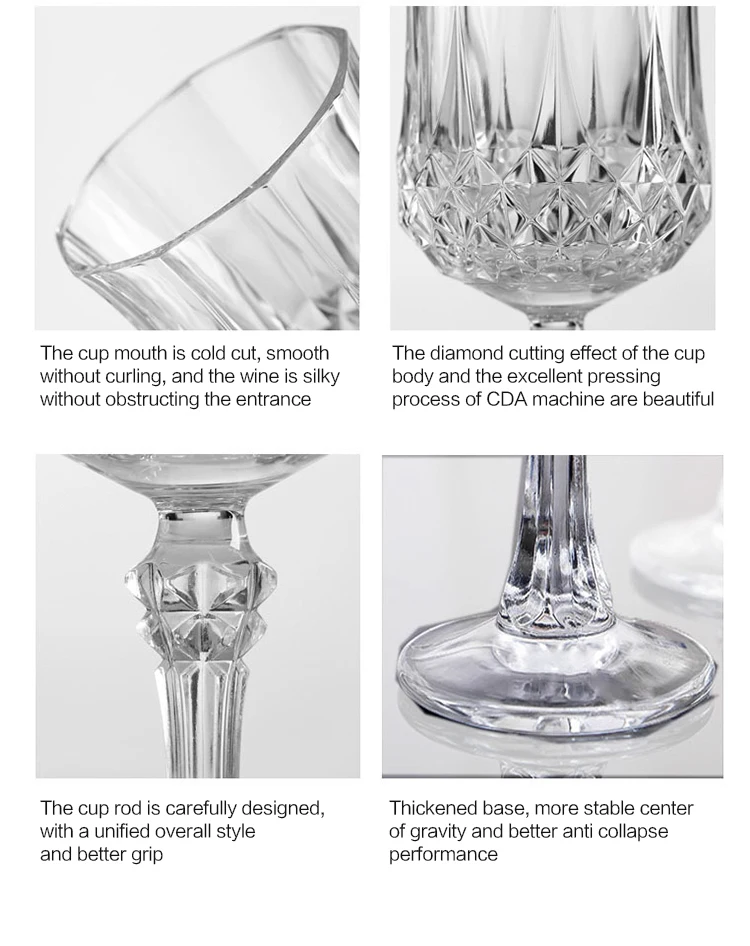 Crystal Clear Retro Glassware - Perfect for Parties