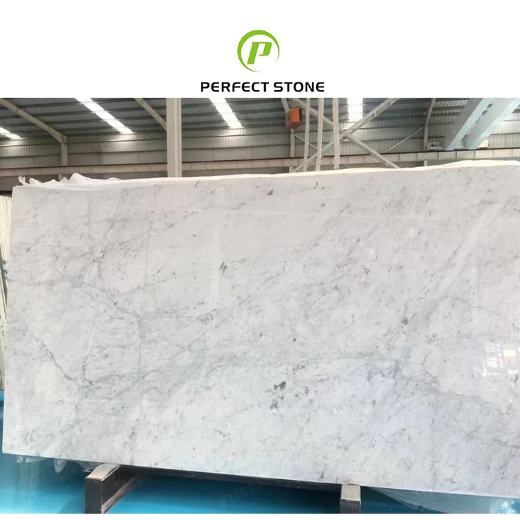 White Carrera Marble Slab