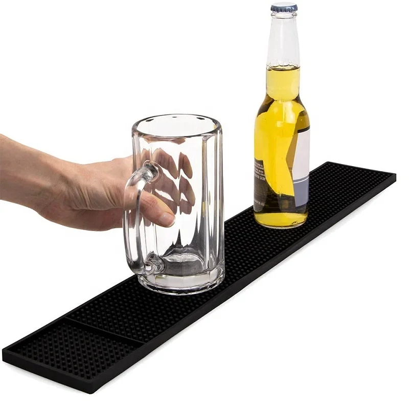 Sift Pvc Glass Water Drip Beer Counter Mat 3d Embossed Logo Wine ...