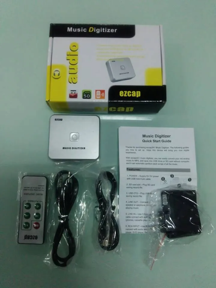 Ezcap241 Music Digitizer Cassette Turntable Vinyl Recorder Player - Buy ...