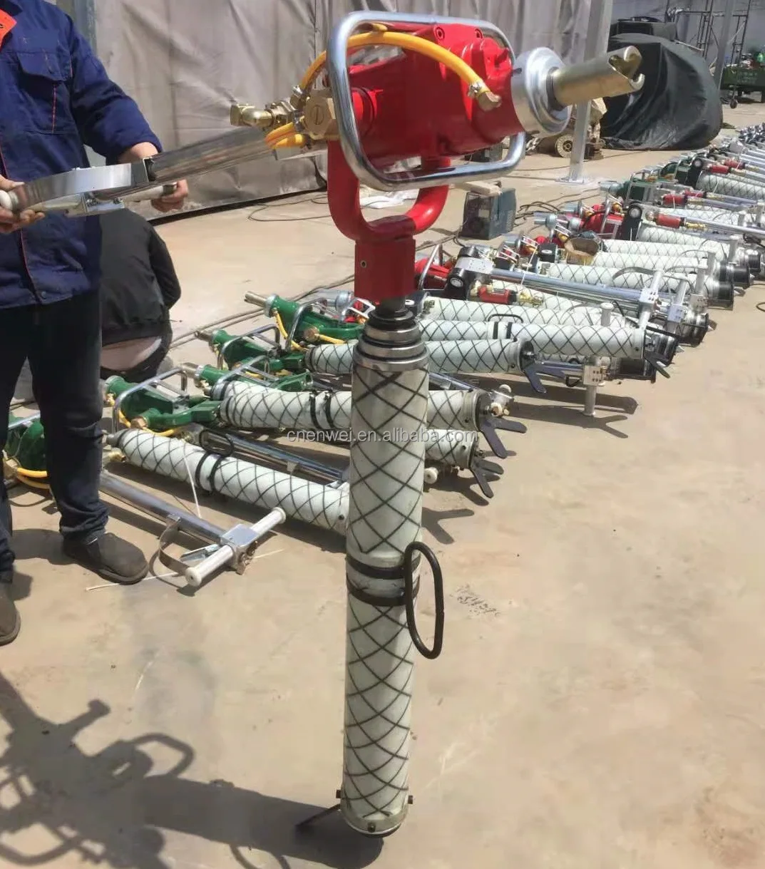 Portable Borehole Air Leg Drilling Machine For Rock And Mine Drilling ...