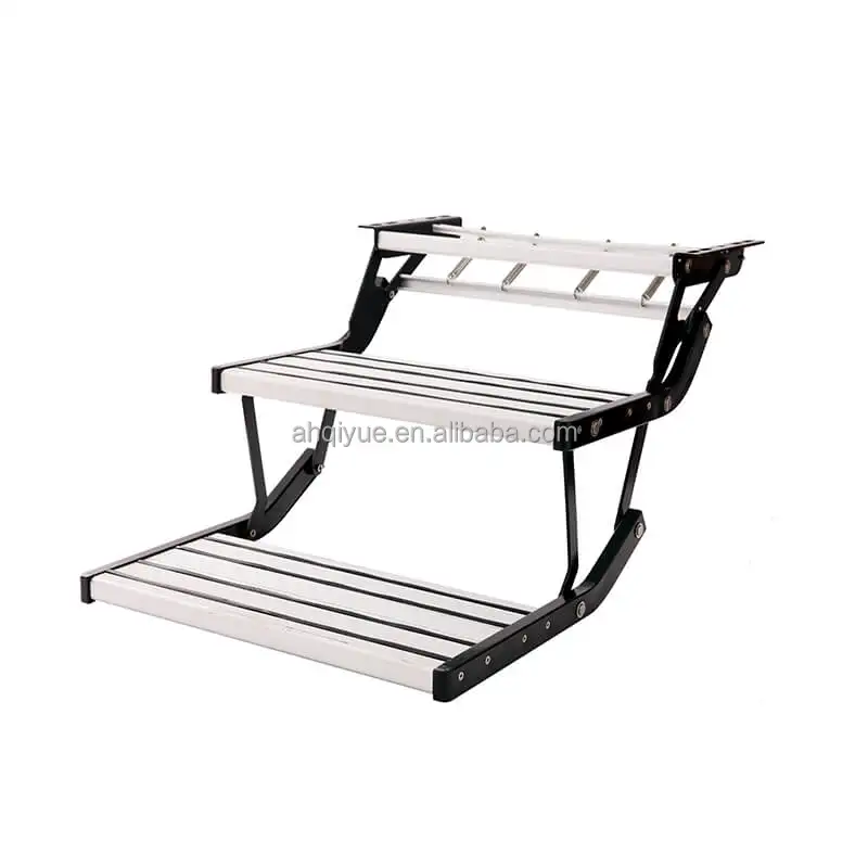 Manual Drop down Side Ladder - Durable RV Trailer Step
