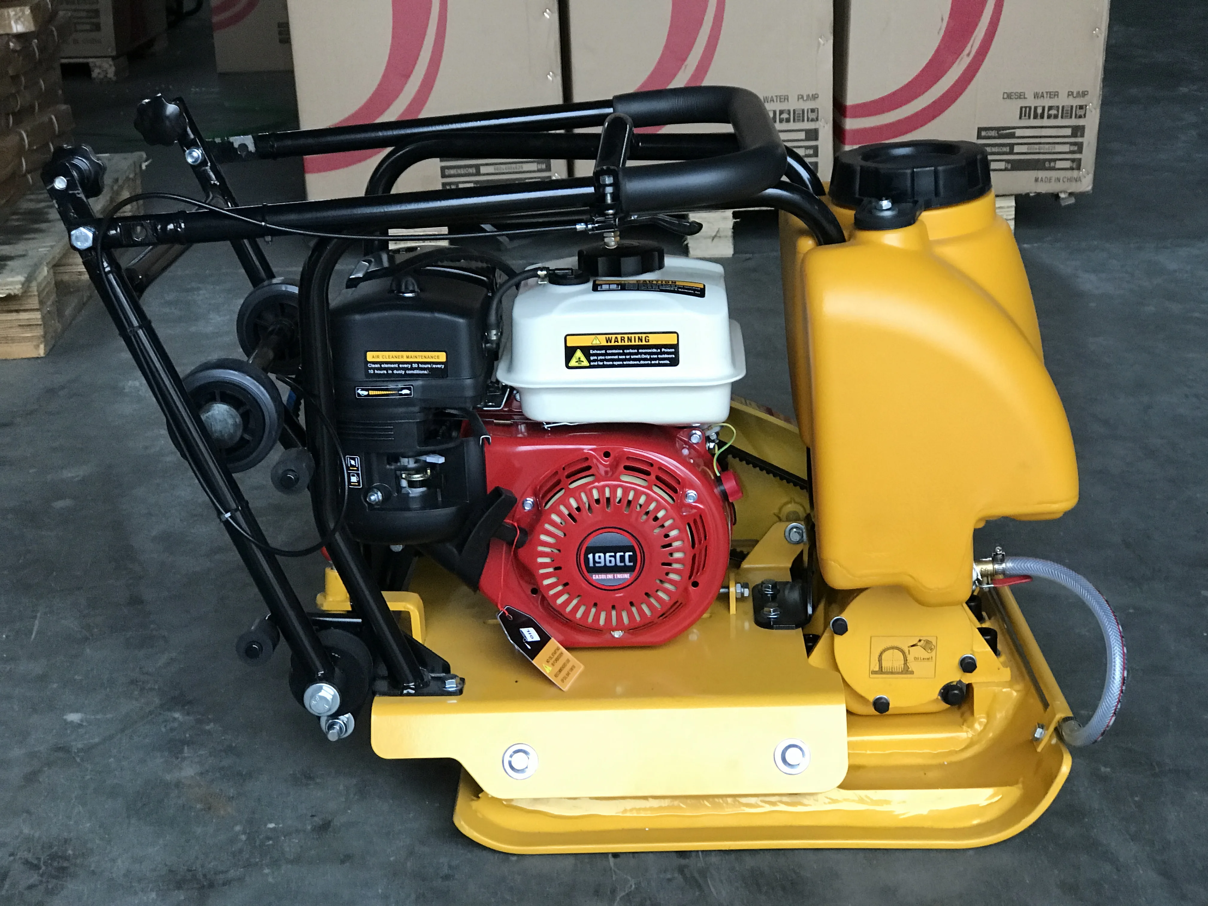 YANCHENG CHINA (Plate Compactor) with Gasoline Engine C90T Plate ...