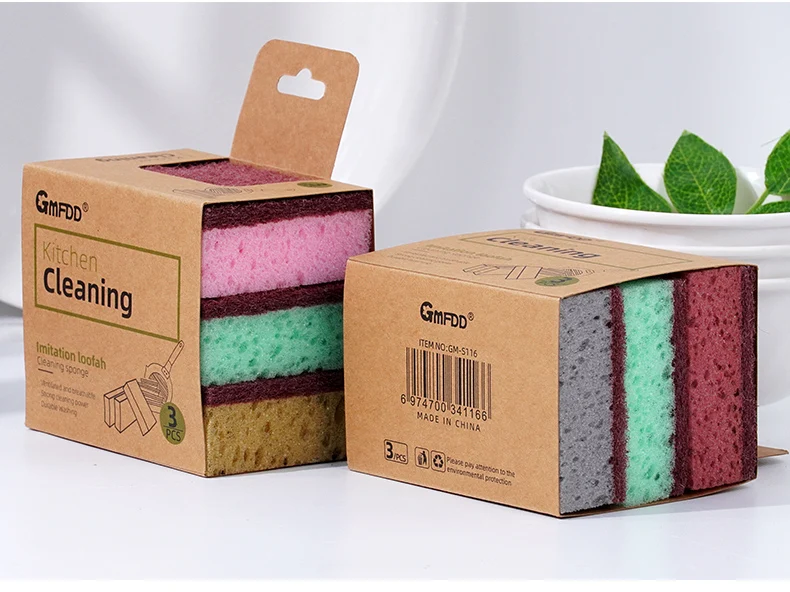 Dish Sponges for Washing Dishes, for Kitchen Sink Scrub Sponges Kitchen ...