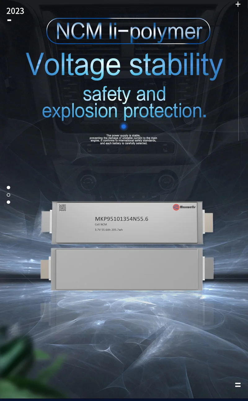 Lithium Polymer Battery Nmc Pouch Cells 3.7V 7Ah 8Ah 30A 40Ah 50Ah ...