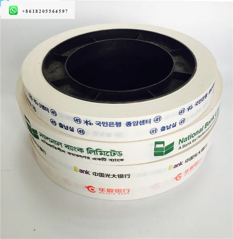 Heat Adhesive One Side Coated Paper Banding Roll White Paper Banding ...