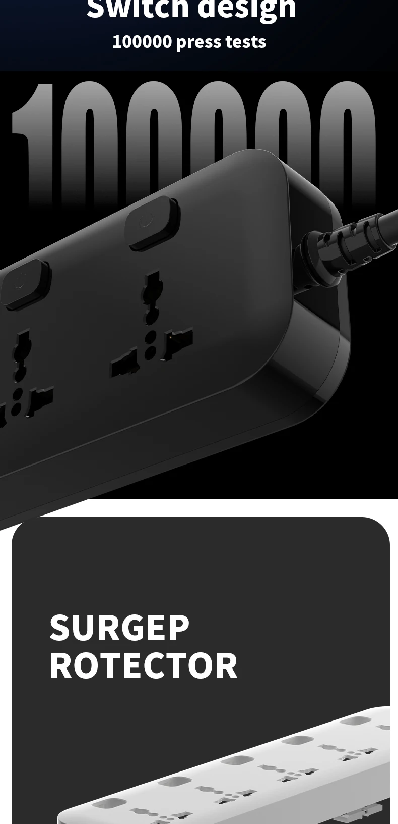 13a 4-way Extension Power Socket With 3 Usb Charger Individually ...