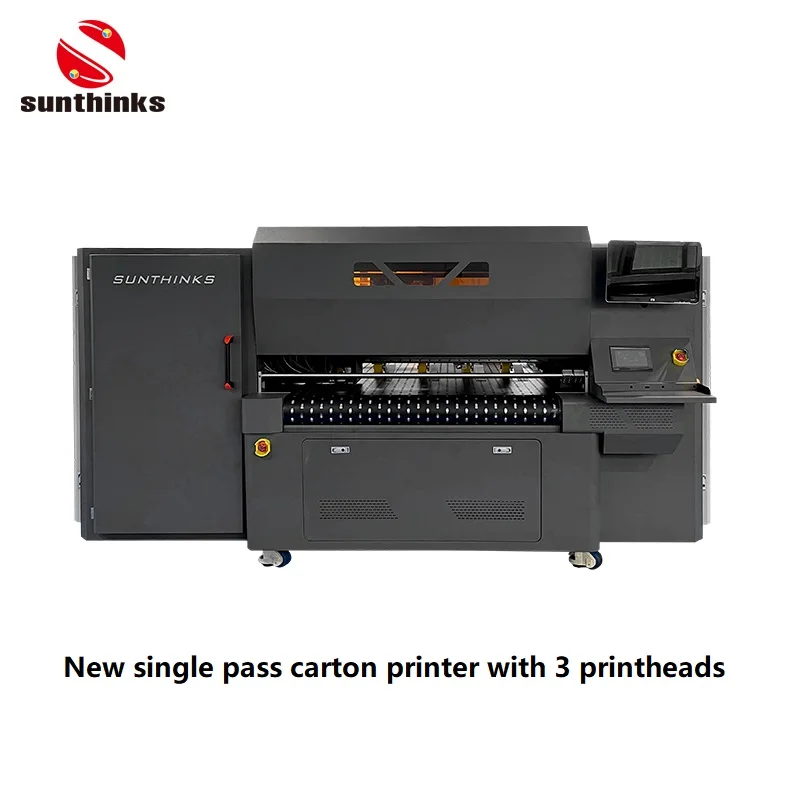 Sunthinks Digital Paper Boxes Single Pass Printing Machine Corrugated ...